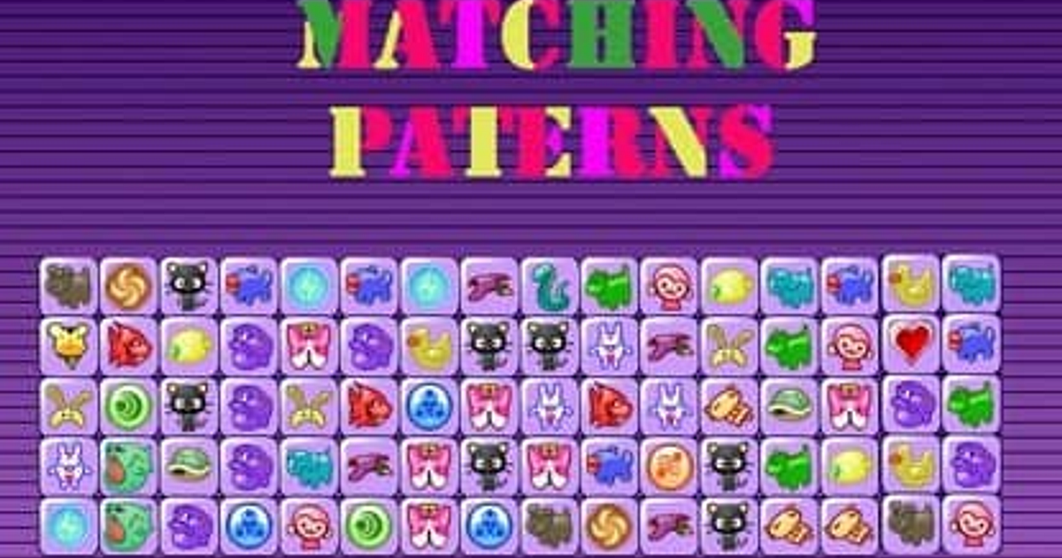 Matching Patterns - Kostenloses Online-Spiel | FunnyGames